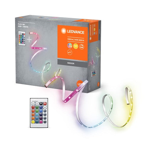 LEDVANCE FLEX 5M Bande LED RC, blanc, 14W, 900lm – OSRAM Homelighting ...